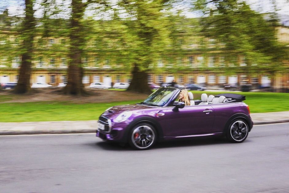Stand Out From the Crowd With the Purple Silk MINI Convertible
